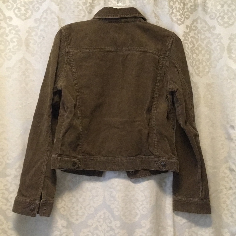 Aeo Brown Corduroy Trucker "Jeans" Jacket - Gem